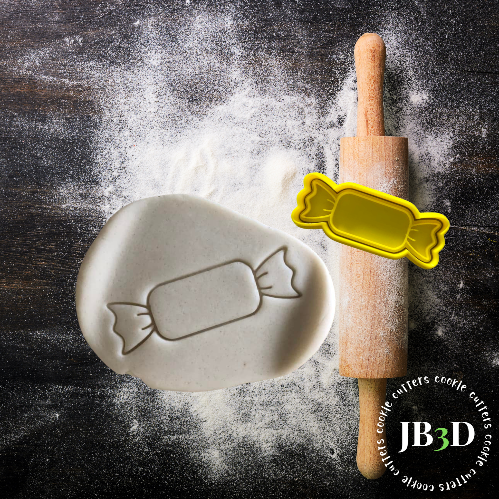 Bon Bon blank Cutter/Embosser – jb3dcookiecutters