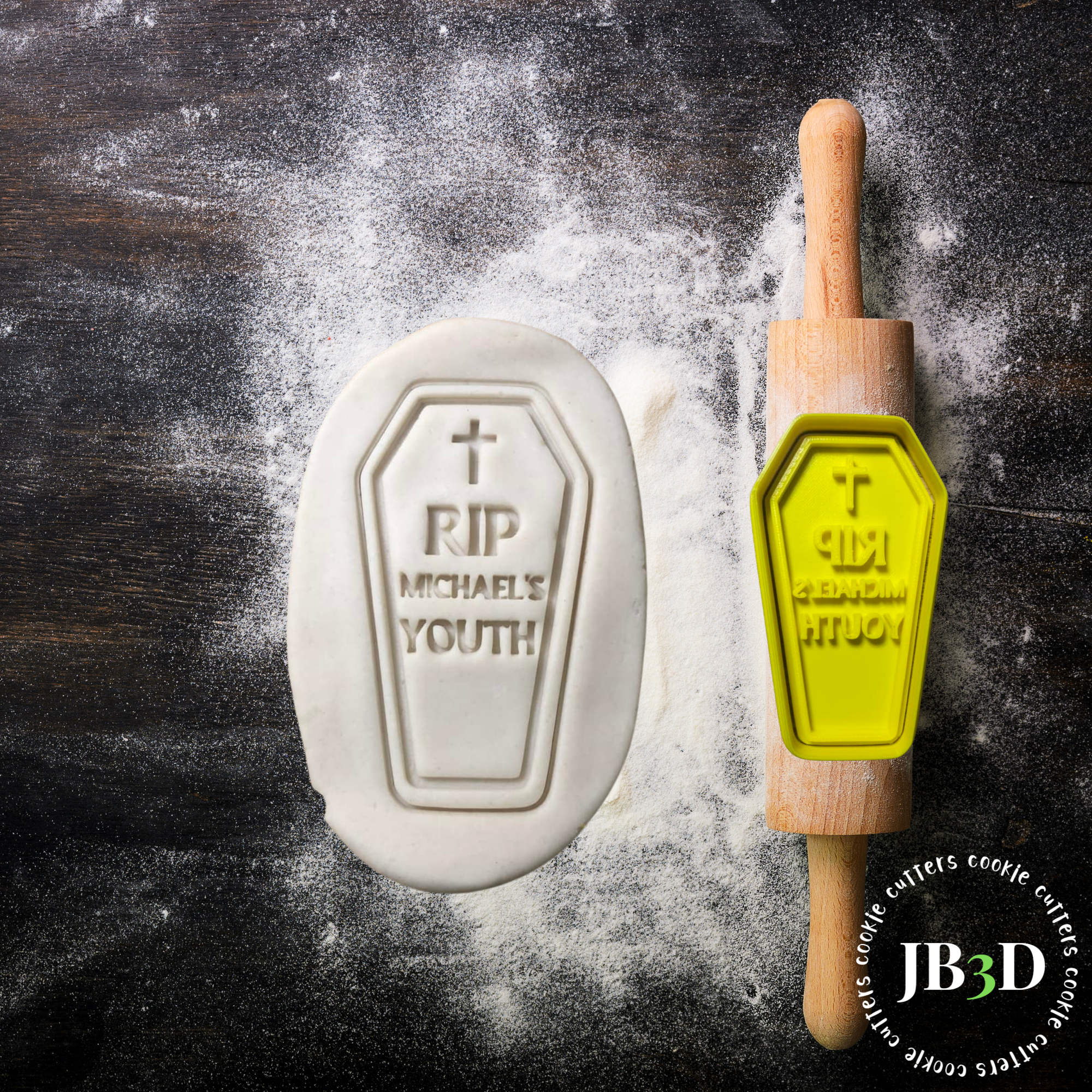 RIP Coffin Custom – jb3dcookiecutters