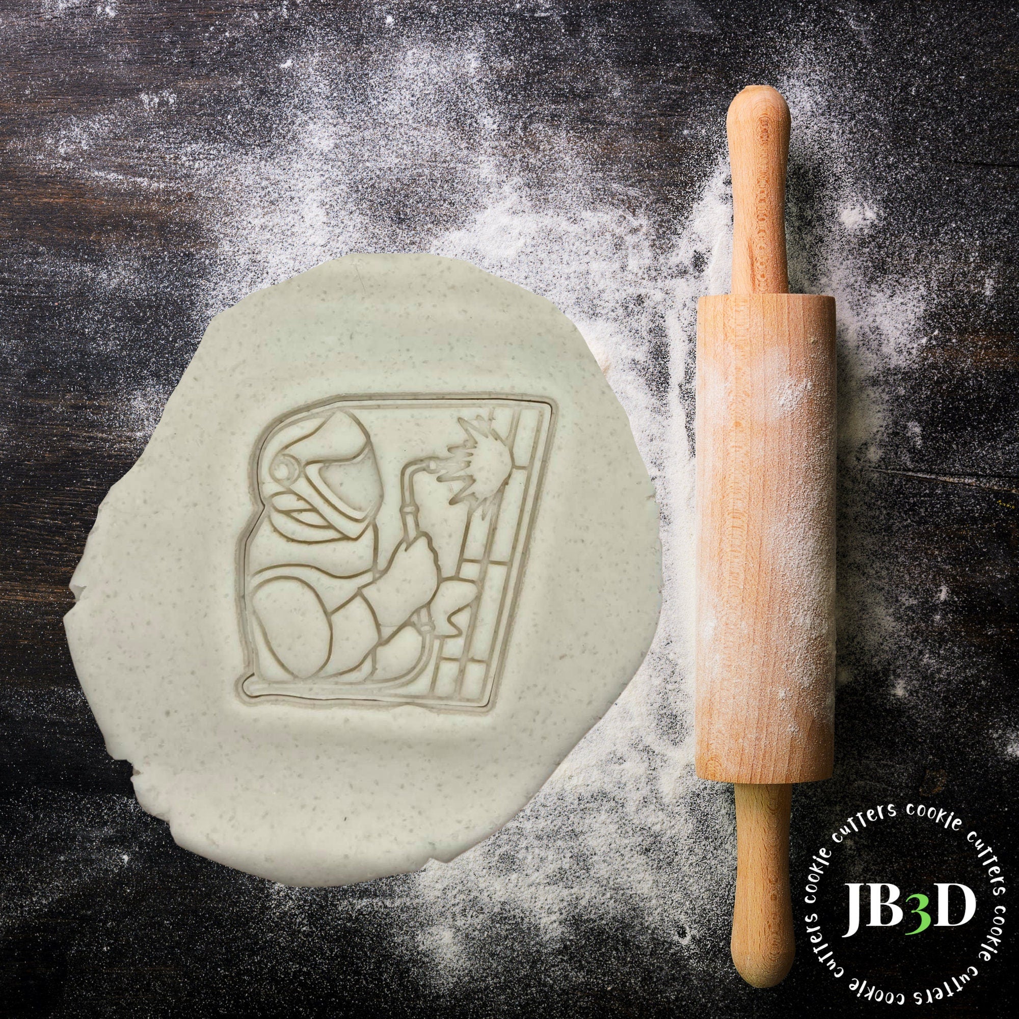 WELDER / WELDING Cutter & Stamp – jb3dcookiecutters